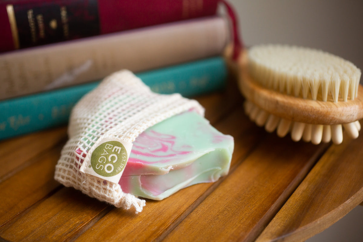 Eco-Bags Organic Cotton Soap Bag | Perennial Soaps